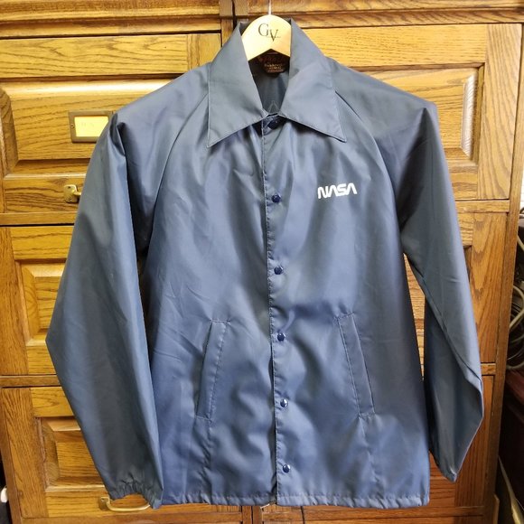 Jackets & Coats | Vintage Nasa Space Shuttle M Windbreaker Jacket ...